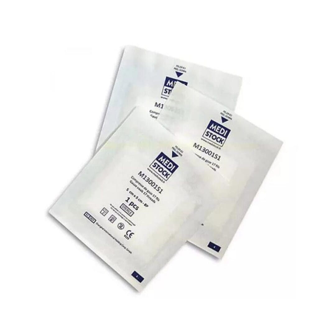 Compresses de Gaze stériles -100 sachets 7,5x7,5 - HDO Hightech ...